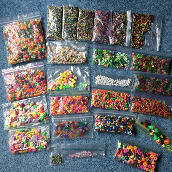 Office | Plastic Craft Beads Huge Assortment | Poshmark